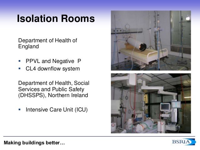 BSRIA Isolation Rooms