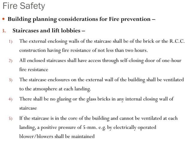 Fire safety as per National Building Code-2016 | PDF | Indoor ...