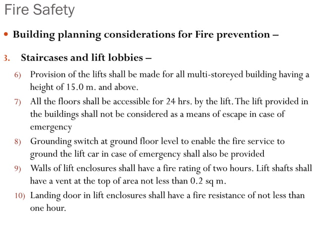 Fire safety as per National Building Code-2016 | PDF | Indoor ...