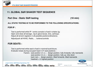 Bsr shaker process description 03012012 | PDF