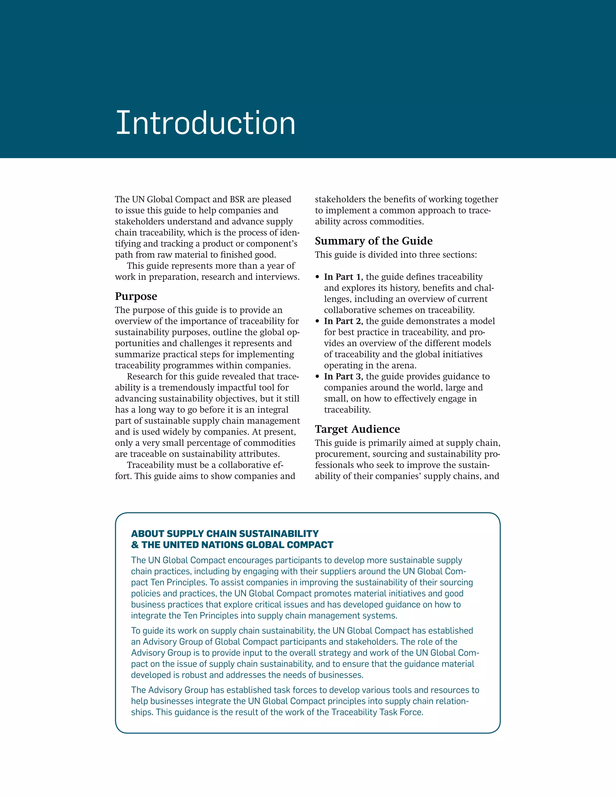 A Guide to traceAbility A Practical Approach to Advance Sustainability ...