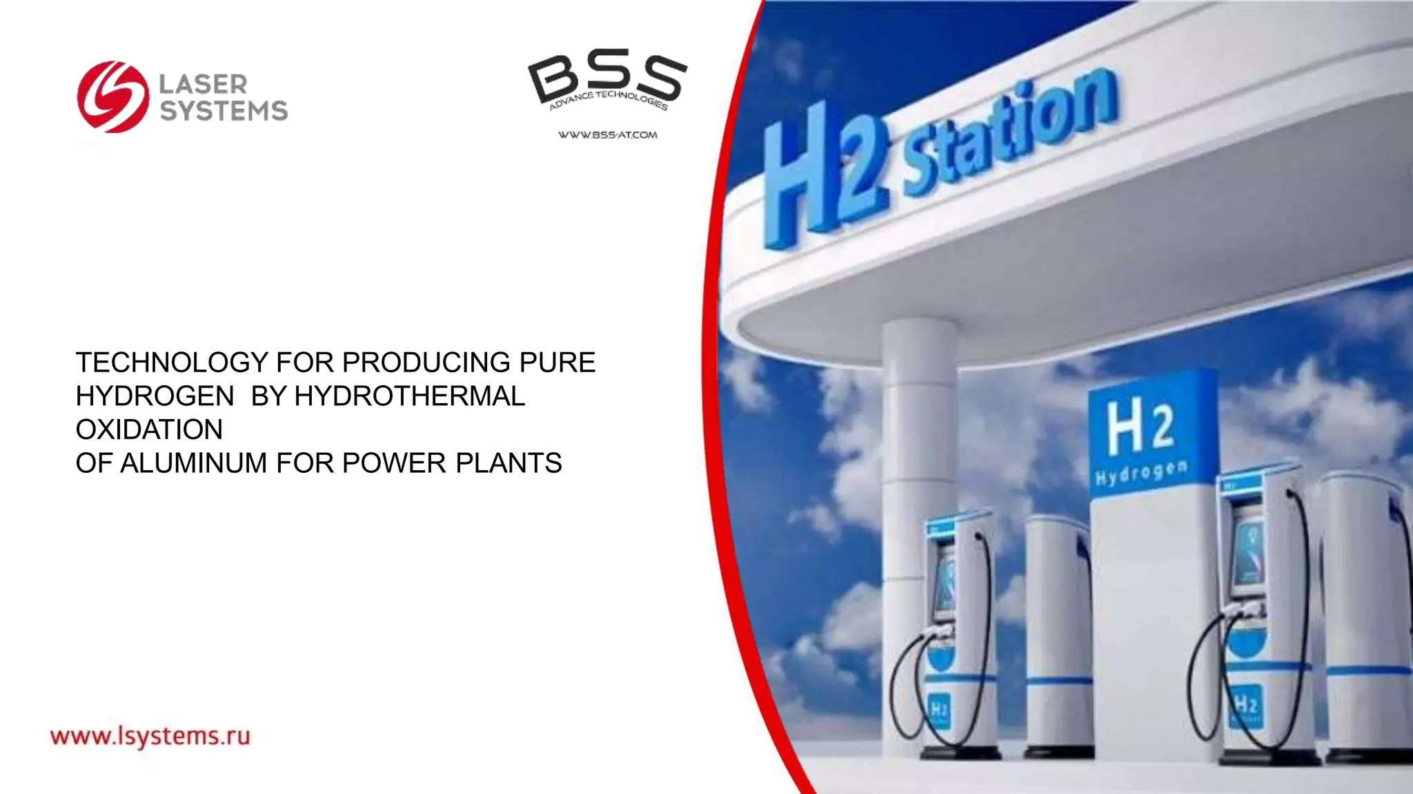 BSS-LS Technology for producing pure hydrogen by hydrothermal oxidation ...