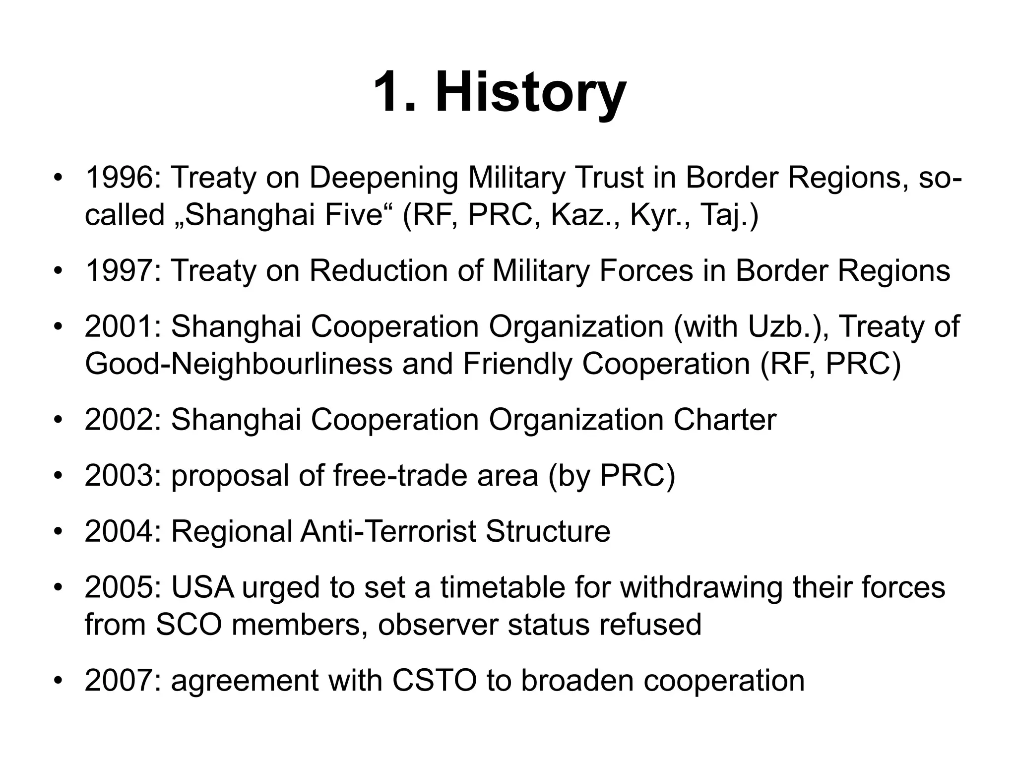 shanghai cooperation organization | PPT