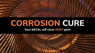 Corrizon™ a single component waterborne metal protector that creates an ...