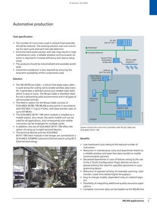 Communication part consists of client module SCALANCE W747-1RR. | PDF