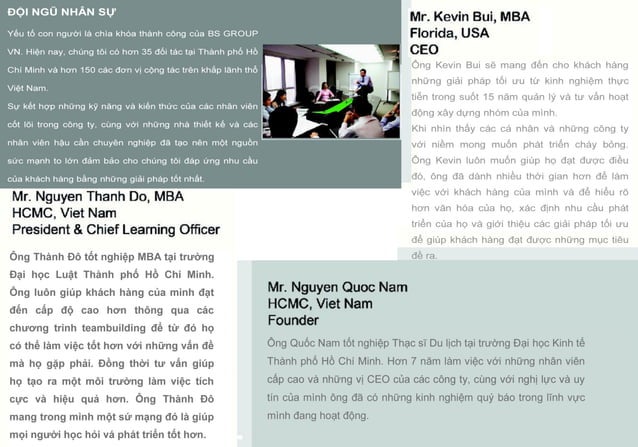 BS's COMPANY PROFILE_VIETNAMESE | PDF