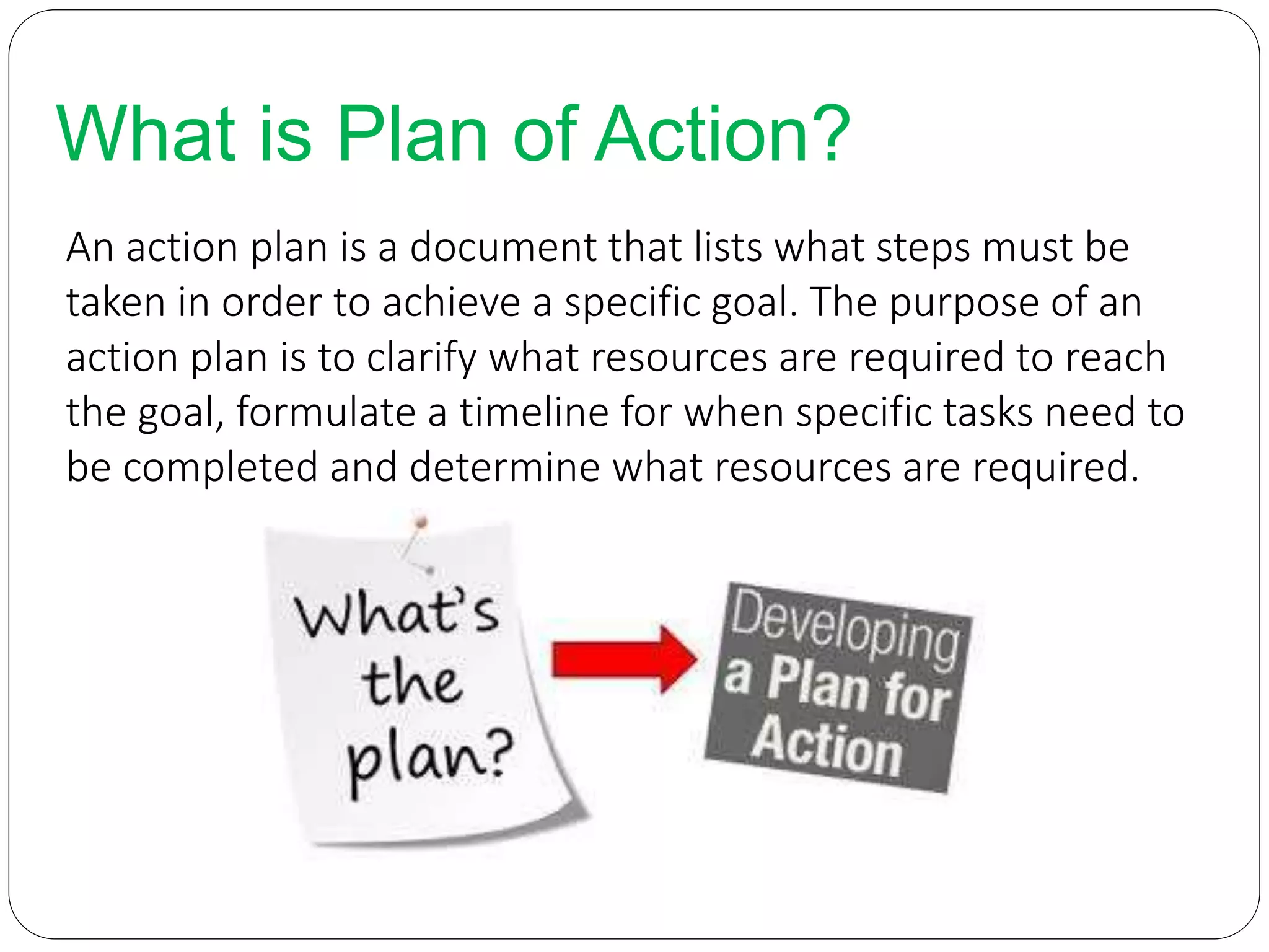Plan of Action | PPT