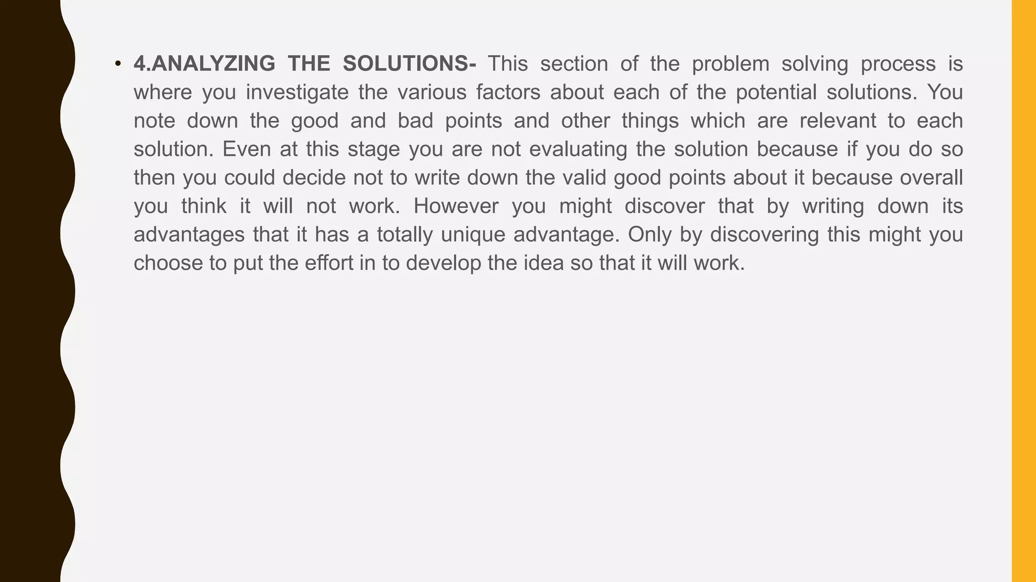 Problem Solving Process | PPTX
