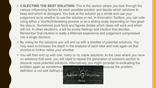 Problem Solving Process | PPTX