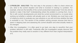 Problem Solving Process | PPTX