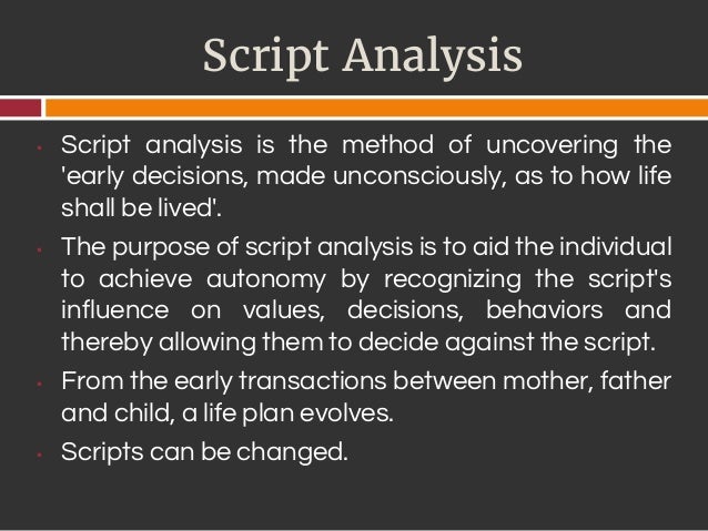 Interpersonal Styles (Transactional Analysis, Life Position, Script A…