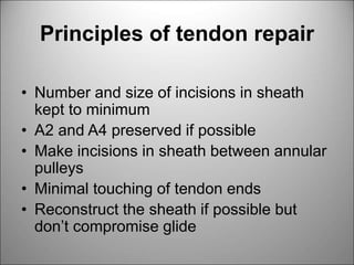 BSSH Khartoum overseas Flexor tendon repairs.ppt