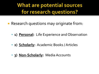 Basics of Social Research | PPTX
