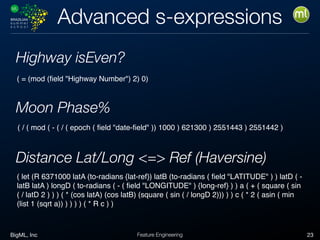 BSSML17 - Feature Engineering | PPT