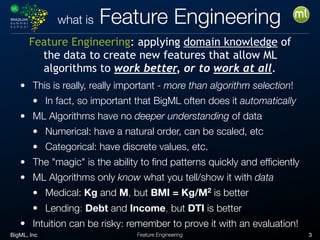 BSSML17 - Feature Engineering | PPT
