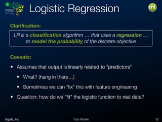 BSSML17 - Logistic Regressions | PPT