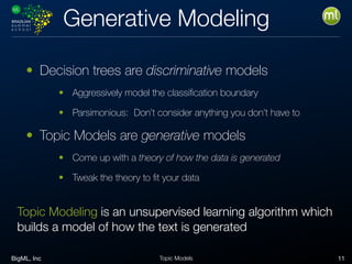 BSSML17 - Topic Models | PDF