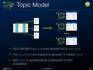 BSSML17 - Topic Models | PDF