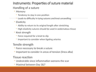 Basic surgical skill for medical student | PPTX