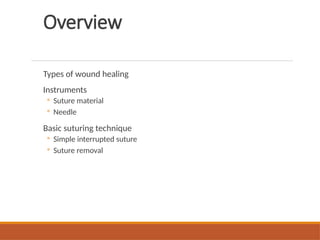 Basic surgical skill for medical student | PPTX