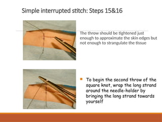 Basic surgical skill for medical student | PPTX