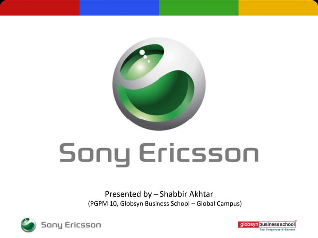 Sony Ericsson (Business Strategy) | PPT