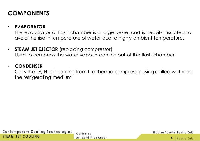 STEAM JET COOLING SYSTEM