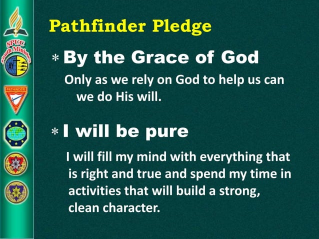 BST-06 - Pathfinder Emblem (SPUC).ppt | Christianity | Religion ...