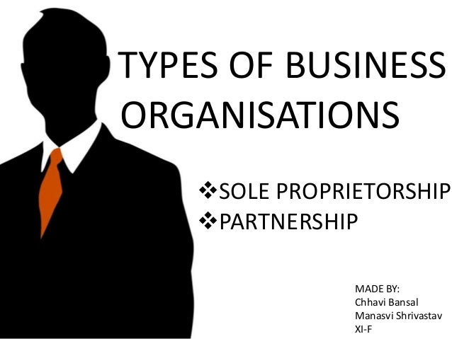 sole proprietorship and partnership