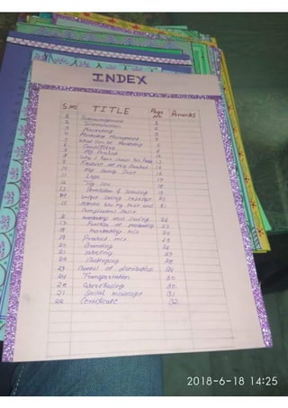 PROJECT ON MARKETING MANAGEMENT CLASS 12 BST | PDF