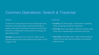 Binary search tree with pre-order inorder and postorder | PDF