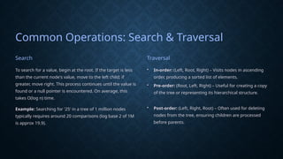 BST binary search tree with tree traversals.pptx