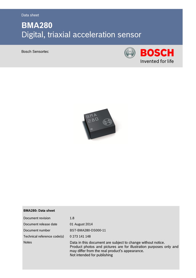 Bst bma280-ds000-11 published (1) | PDF | Operating Systems | Computer ...