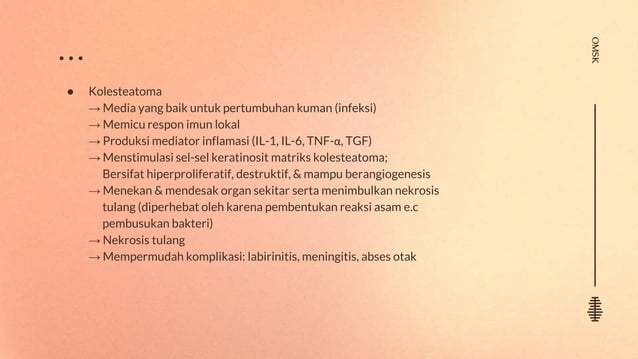 Otitis Media Supuratif Kronis | PPTX