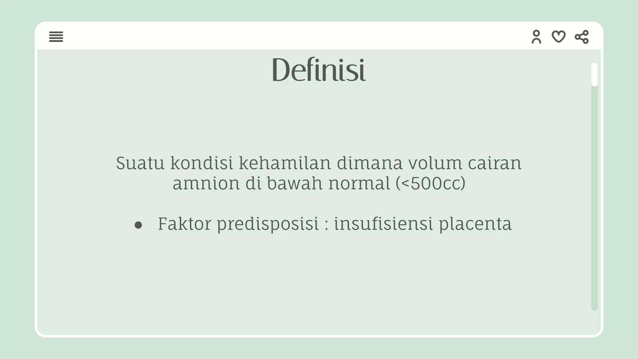 Oligohidramnion | PPTX