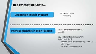 Binary Search Tree | PPTX