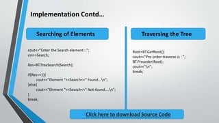 Binary Search Tree | PPTX
