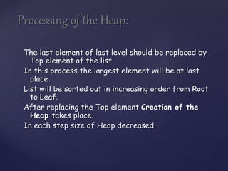 Quick and Heap Sort with examples | PPTX | Programming Languages | Computing