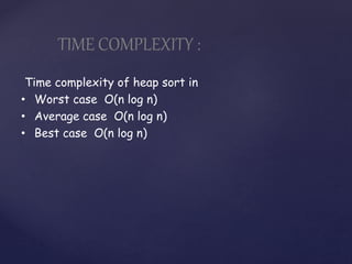Quick and Heap Sort with examples | PPTX | Programming Languages ...