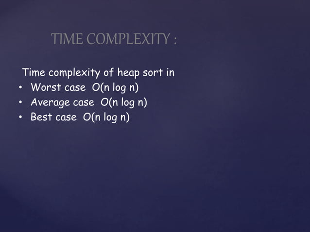 Quick and Heap Sort with examples | PPTX | Programming Languages | Computing