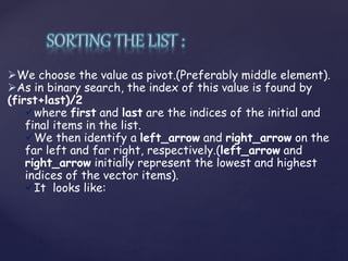 Quick and Heap Sort with examples | PPTX | Programming Languages ...