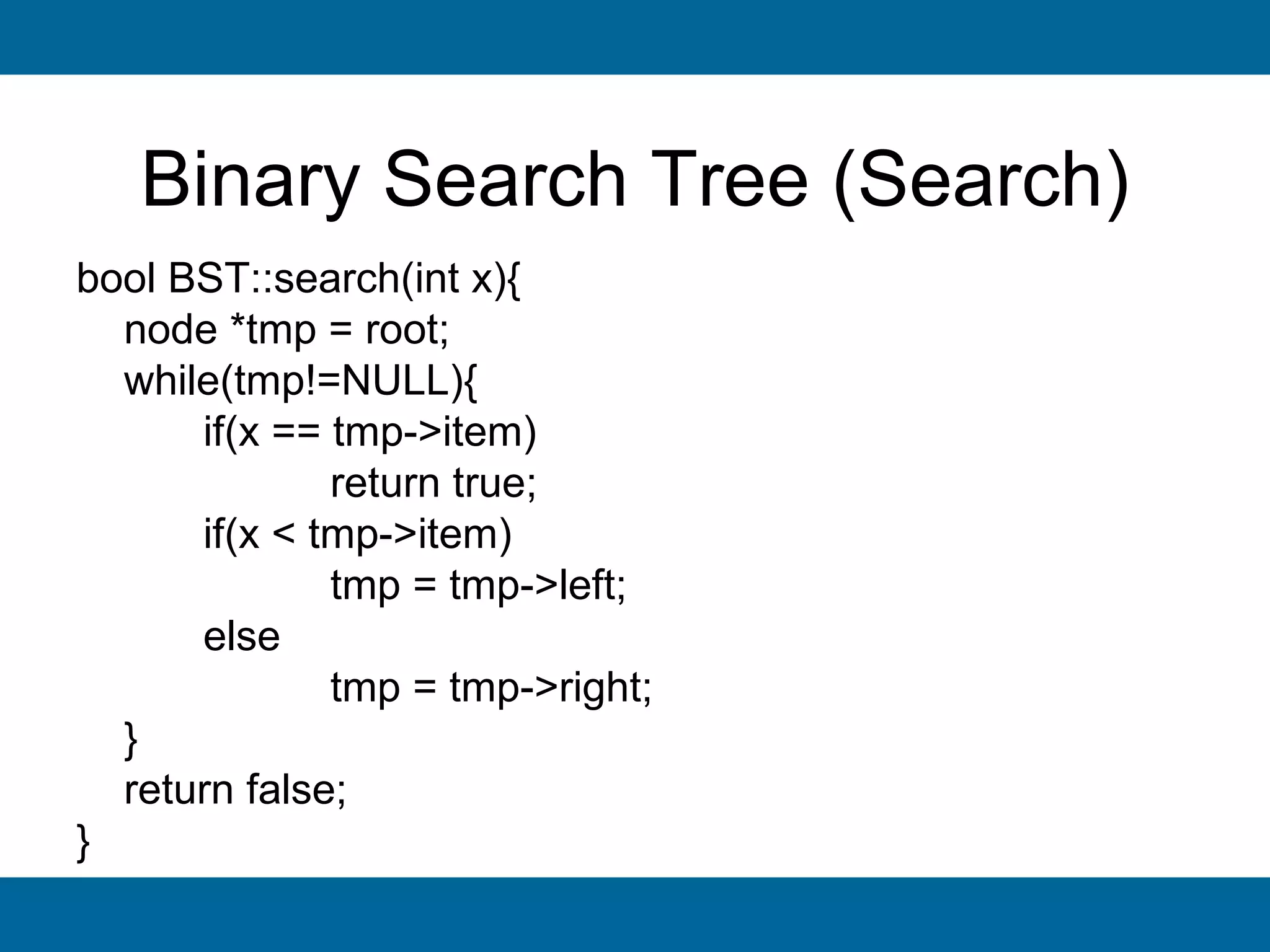 Binary Search Tree and AVL | PPT