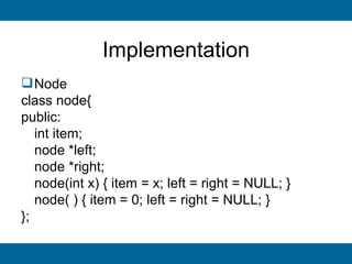 Binary Search Tree and AVL | PPT