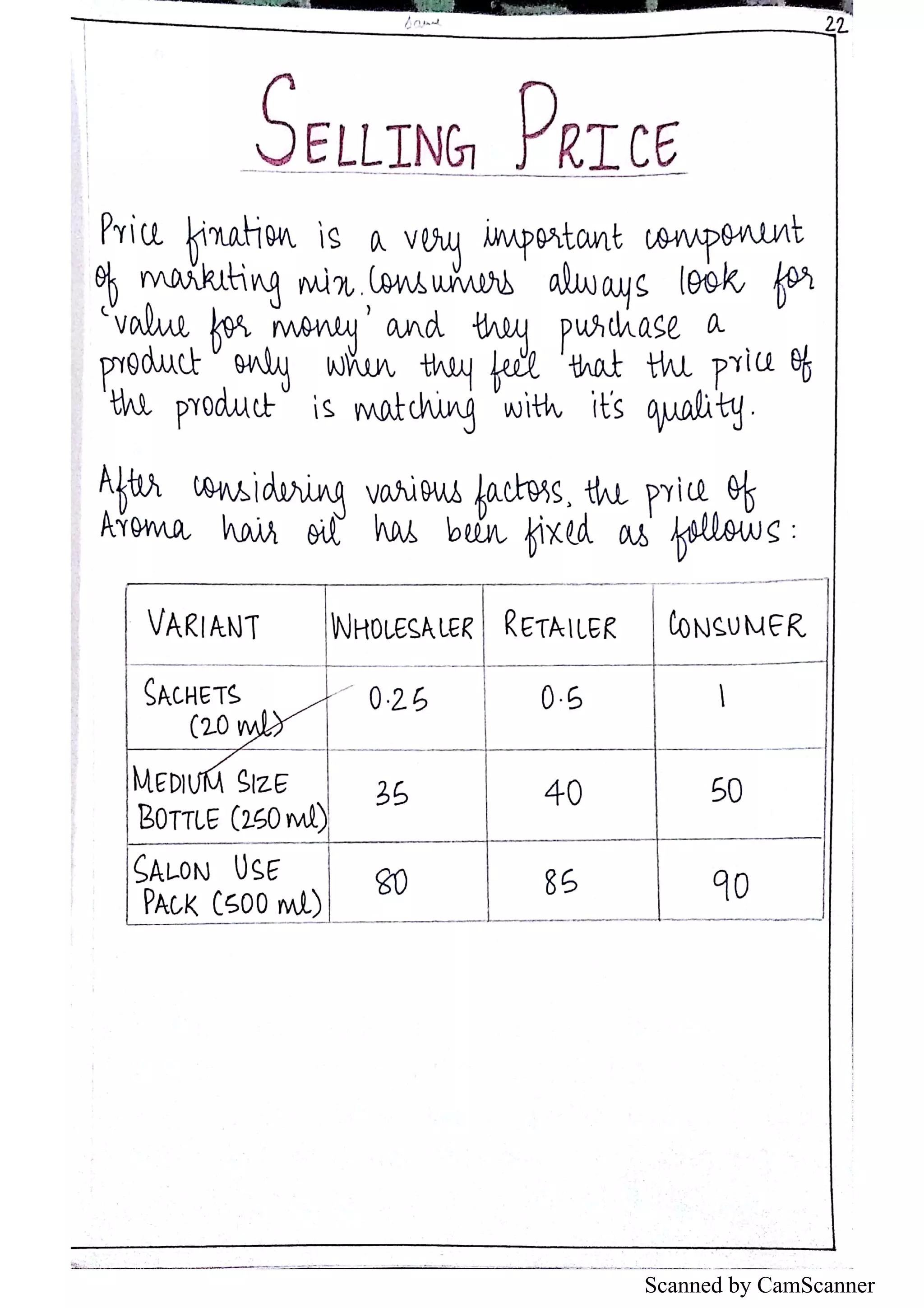 Class 12 Business Studies Board Project | Marketing Management of Hair ...