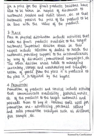 Class 12 Business Studies Board Project | Marketing Management of Hair ...