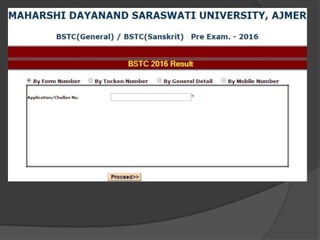 BSTC Result 2016 | PDF
