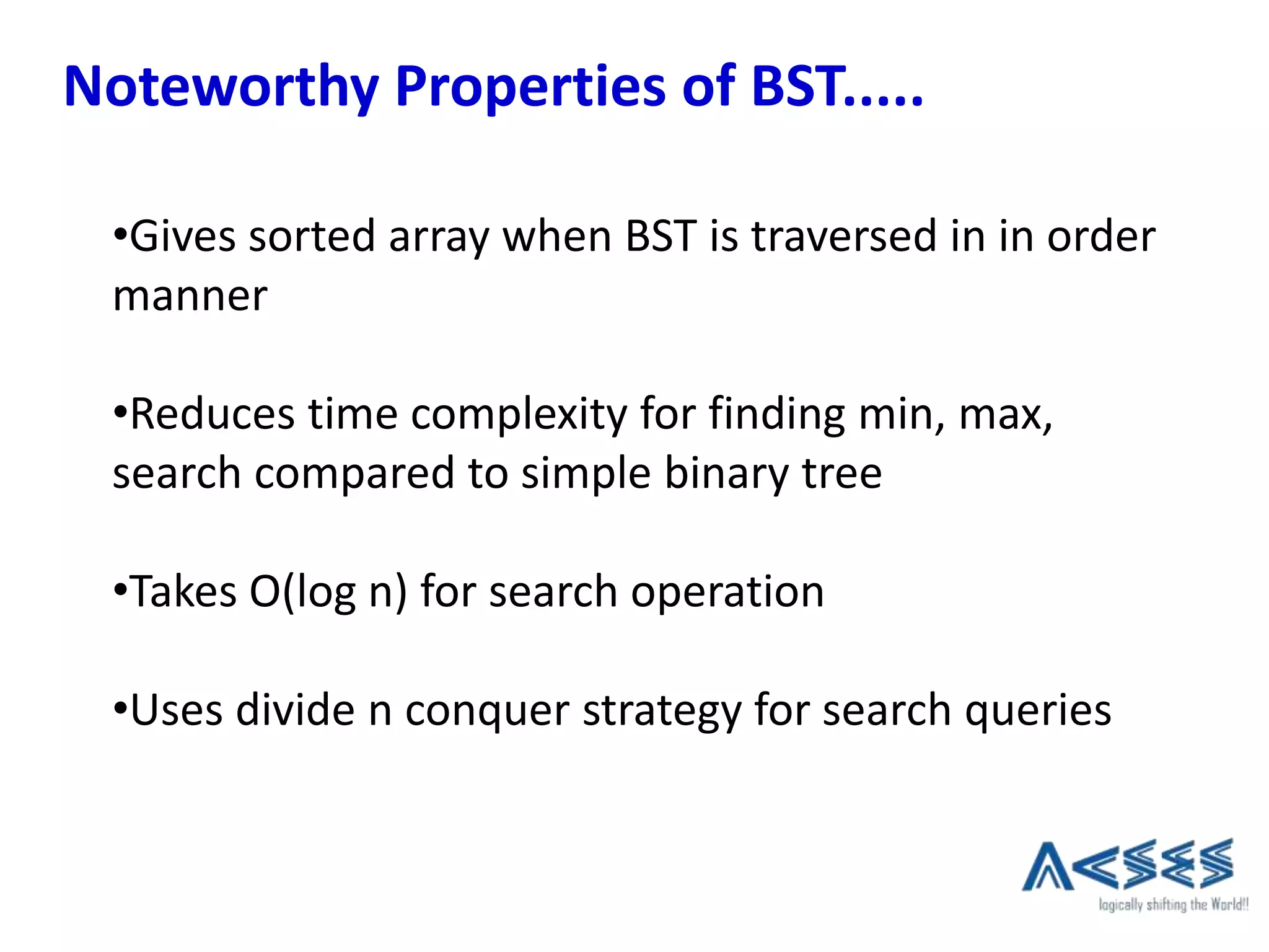 Introduction to Binary Search Trees | PPT