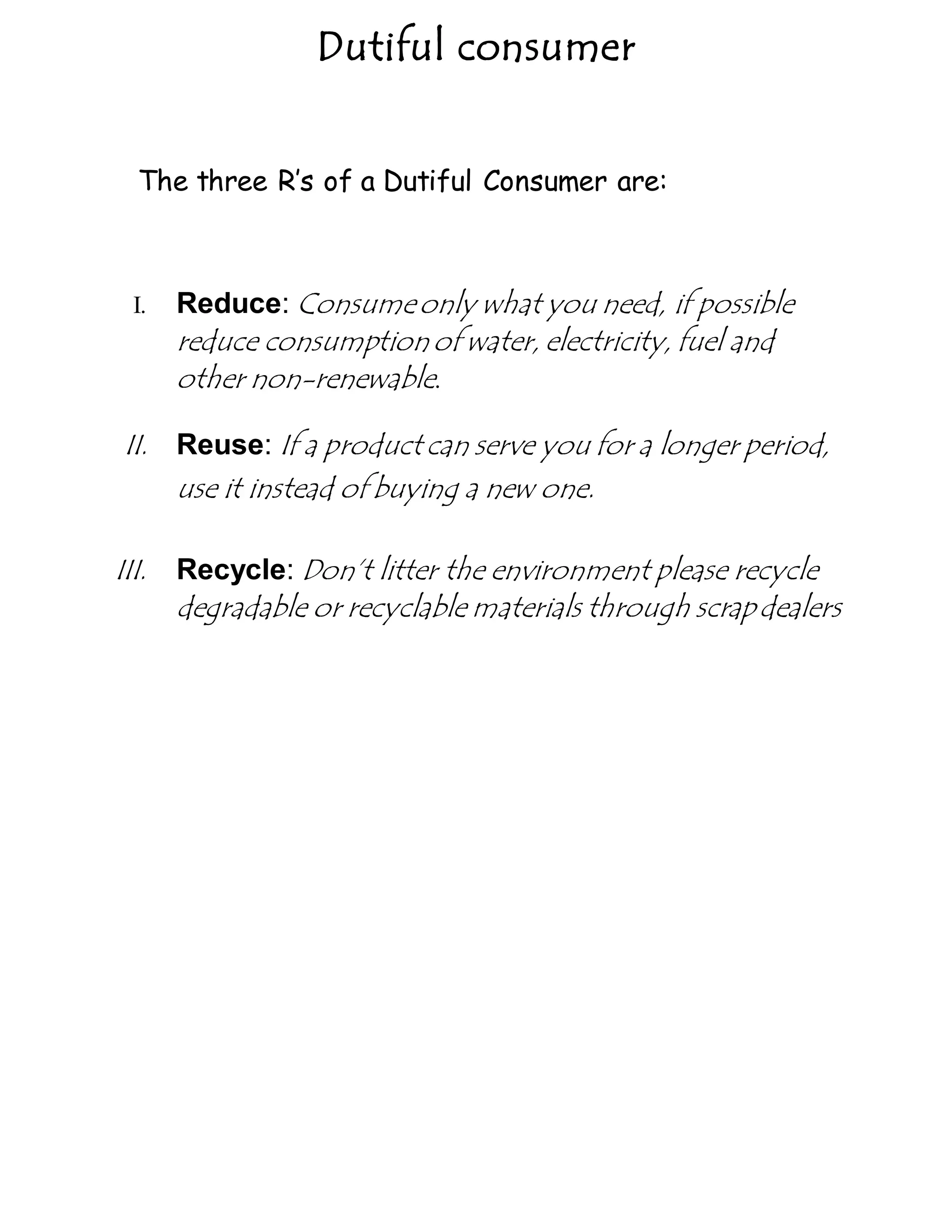 Project Report on Consumer Awareness | PDF