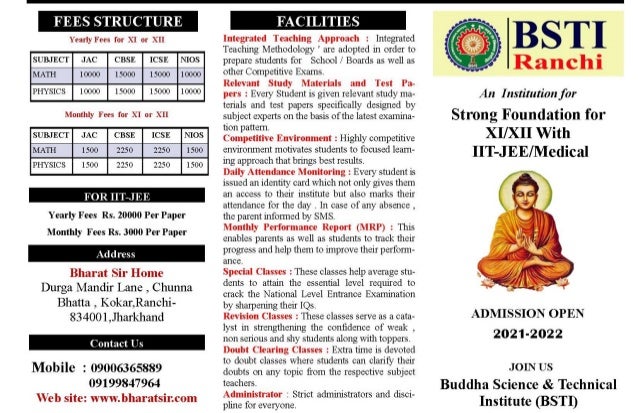 JAC Coaching : BSTI | PPT