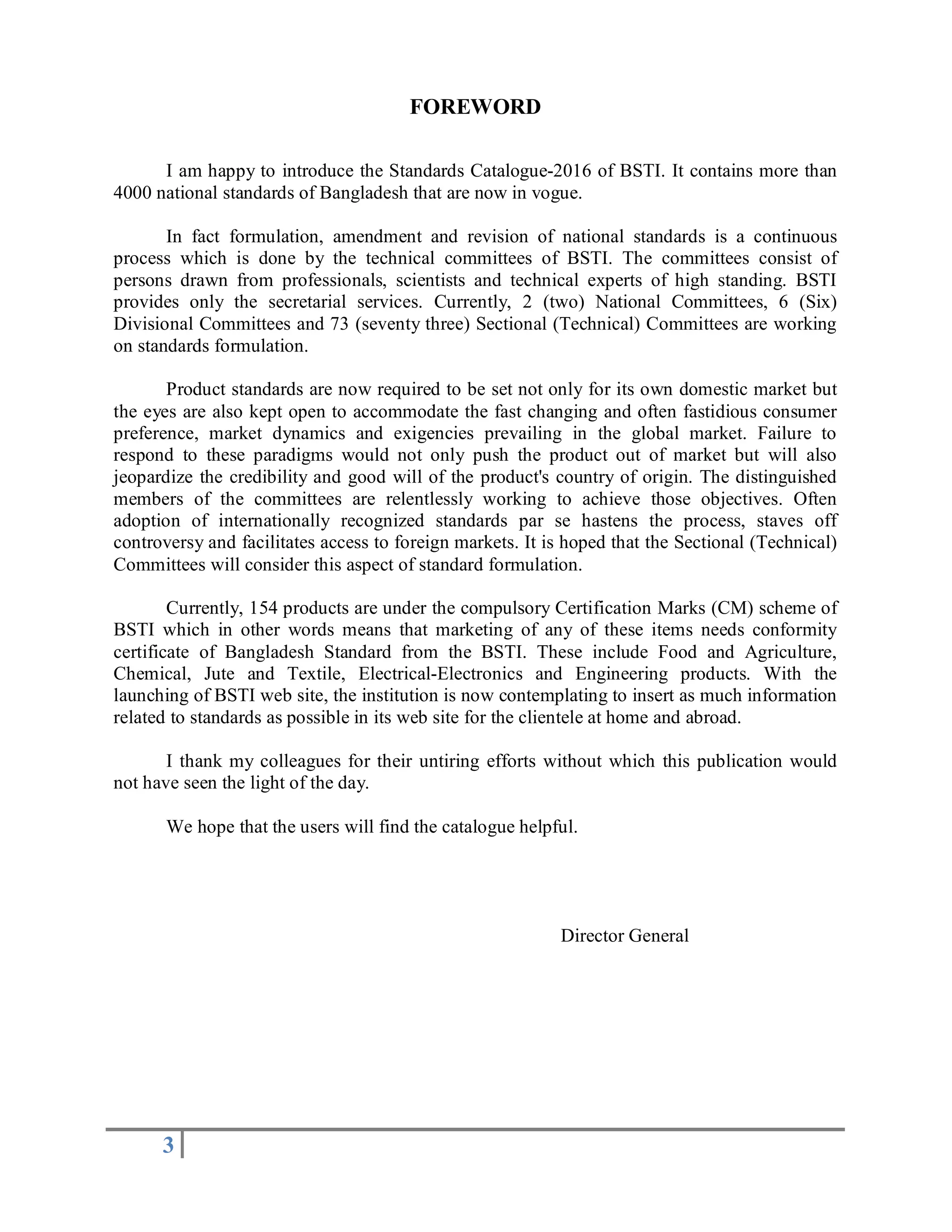 BSTI Standards Cat | PDF